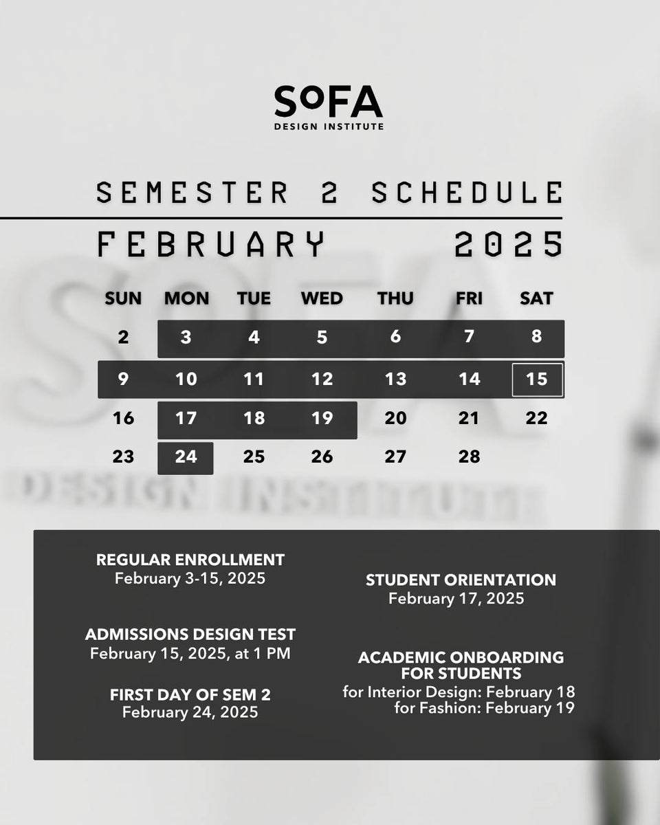 February 2025 Intake Schedule – SoFA Online