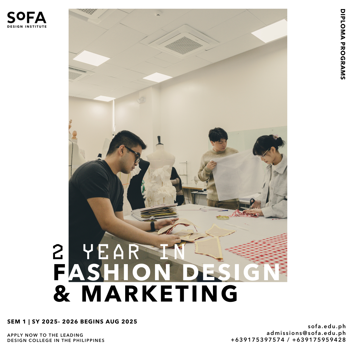 2 Year in Fashion Design & Marketing – SoFA Online